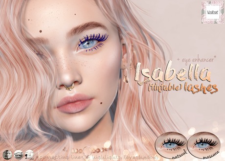 Second Life Marketplace - WarPaint* Isabella lashes [Genus]