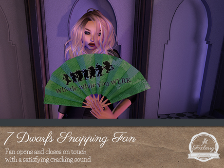 Second Life Marketplace - {FM} 7 Dwarfs Werk Snapping Fan