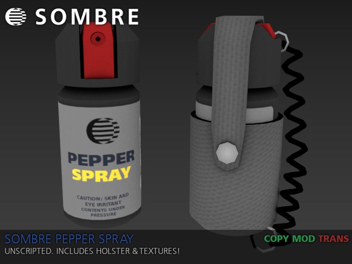 Second Life Marketplace - Sombre Pepper Spray