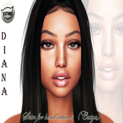 Second Life Marketplace - FULL PACK SKINS CATWA (DIANA)