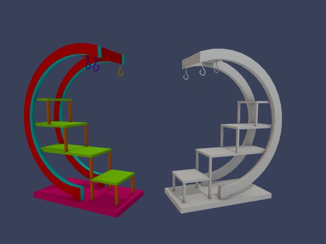 Second Life Marketplace - ~tc~ Mesh Circular Shelving FullPerm Kit