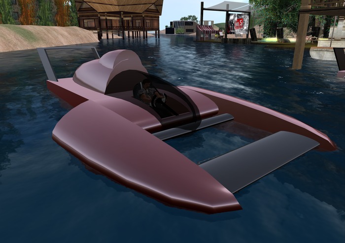 Second Life Marketplace - Race Boat Rezzer