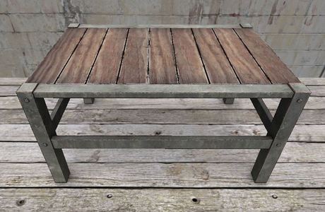 Second Life Marketplace - {UnflatStuff} Industrial Table E