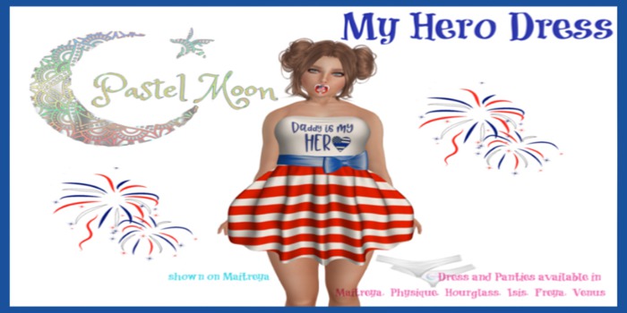 Second Life Marketplace - {Pastel Moon} My Hero Dress