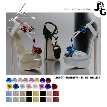 Second Life Marketplace - ::SG:: Lin Shoes - BELLEZA