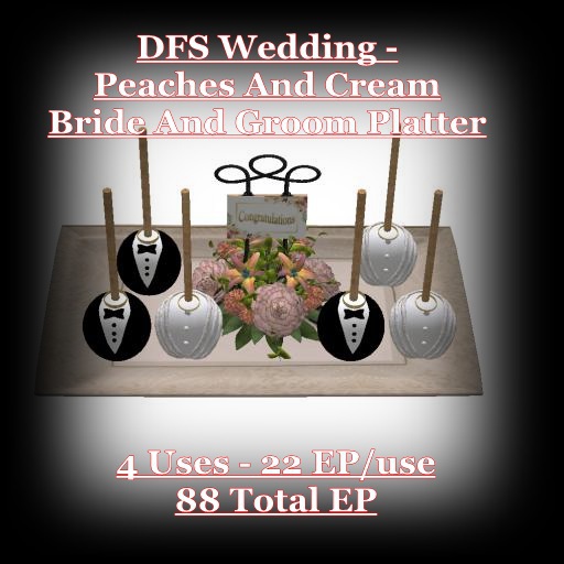 Second Life Marketplace - DFS TEXTURE - DFS Wedding - Peaches & Cream ...