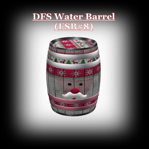 Second Life Marketplace - DFS TEXTURE - DFS Water Barrel (FSB#8)