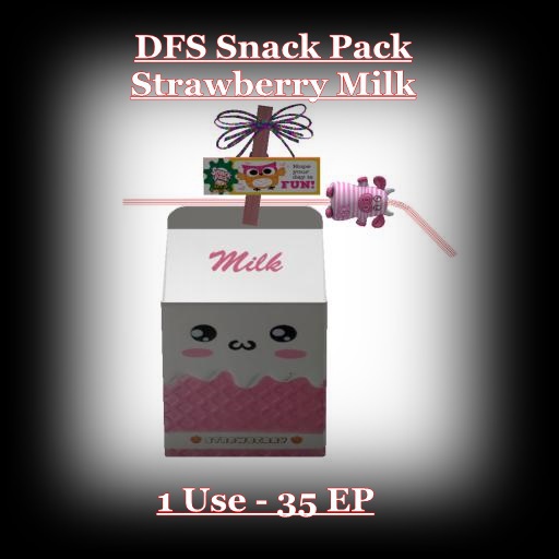 Second Life Marketplace - DFS TEXTURE - DFS Snack Pack Strawberry Milk