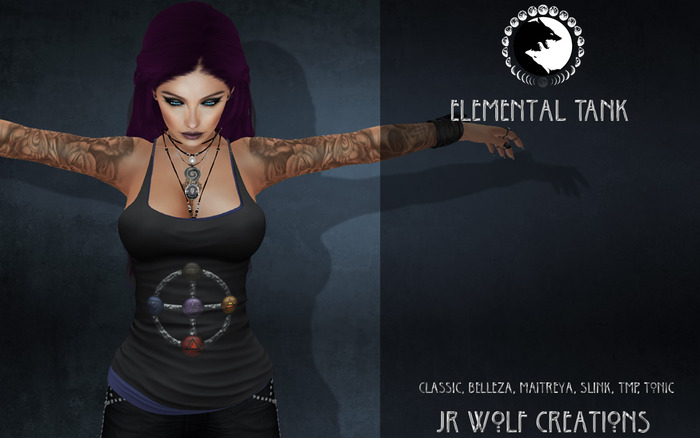 Second Life Marketplace - Elemental Tank ADD ME (JR Wolf Creations)