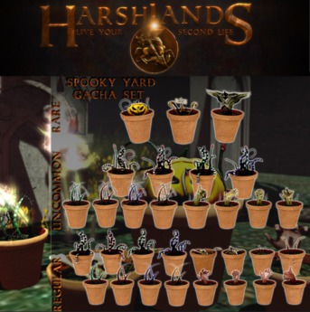 Second Life Marketplace - [HL] Spooky Yard - Uncommon Zombie Hand1
