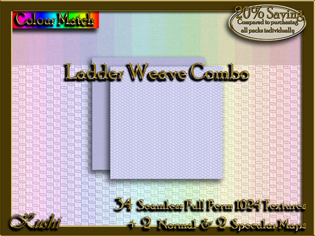 Second Life Marketplace - Ladder Weave Combo Textures