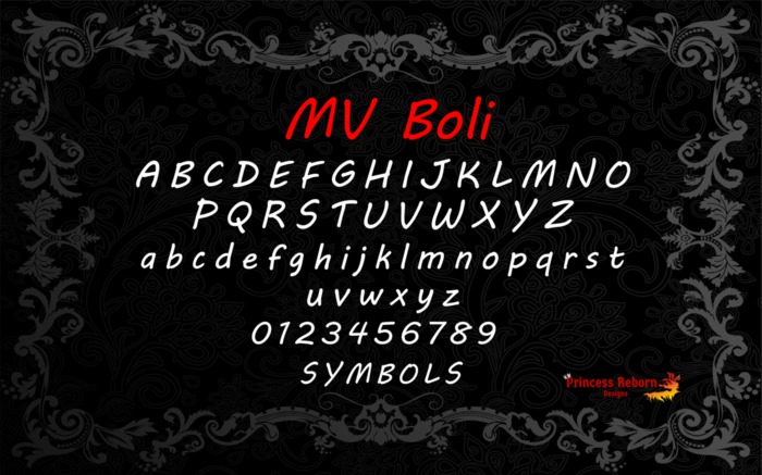 Second Life Marketplace - MV Boli Mesh Letters, Numbers, & Symbols "BOXED"