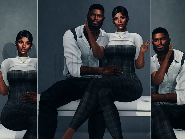 Second Life Marketplace - M E R C H X B L U R P- COUPLE POSE 22 (BENTO)