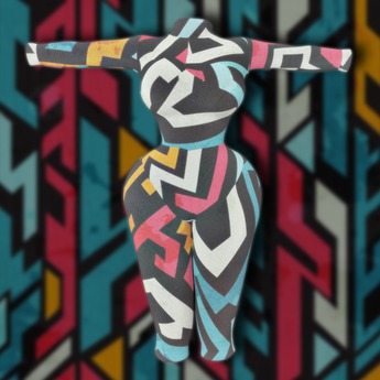 Second Life Marketplace - Thick-Fil-A Ratchet Graffiti BBL Bodysuit