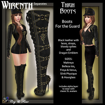 Second Life Marketplace - C&F WIRENTH Dragon Guard Outfit Bundle ...