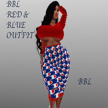 Second Life Marketplace - BBL RED & Blue outfit