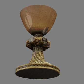 Second Life Marketplace - 3D / Golden Chalice / 1 land impact