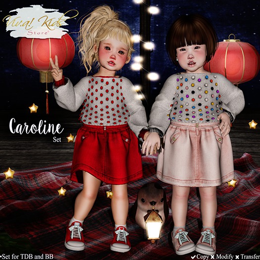 Second Life Marketplace - [Vk!] Caroline Set-Brown-BOX