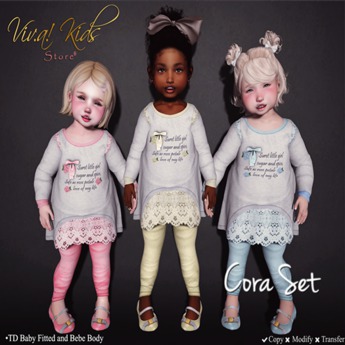 Second Life Marketplace - [Vk!] Cora Set Pink_BOX