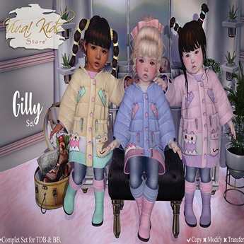 Second Life Marketplace - [Vk!] Gilly Set Blue BOX