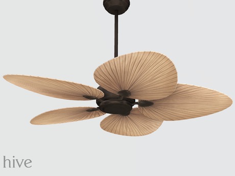 Second Life Marketplace - hive // tropical palm ceiling fan