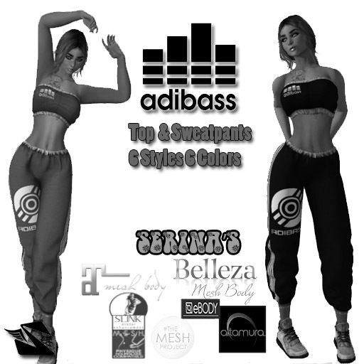 Second Life Marketplace Demo Adibass Suburban Swag Sport Set