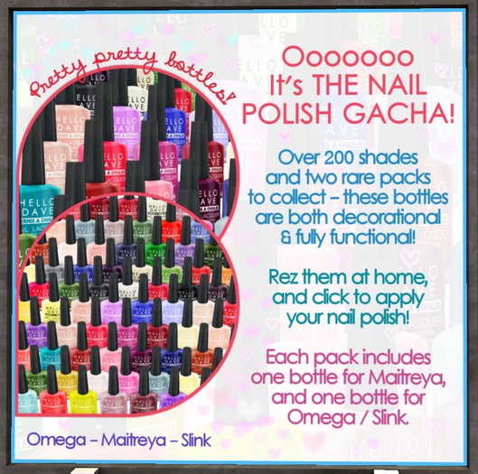 Second Life Marketplace - Hello Dave Gacha - Kooky Colours FatPack RARE