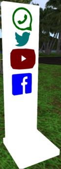 Second Life Marketplace - Social Media Logos Full Perm