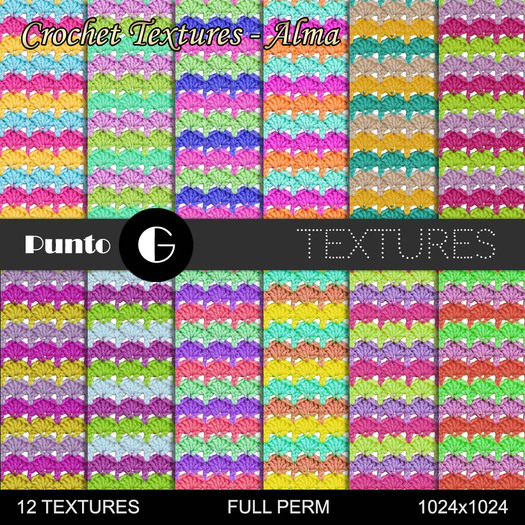 Second Life Marketplace - Crochet Textures - Alma