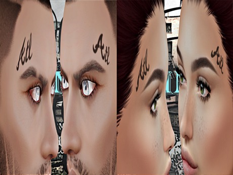 Second Life Marketplace - :.TUNECHI INC.: ATL Face Tattoo