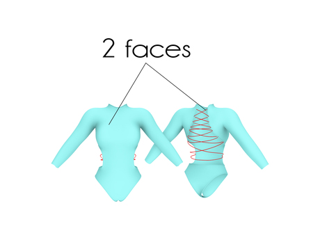 Second Life Marketplace - Dae Obj FBX For Open Lace Up Back Body Suit ...