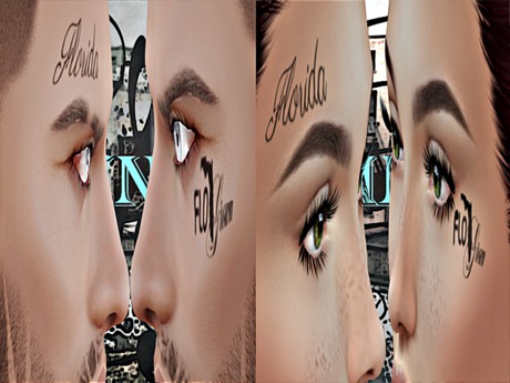 Second Life Marketplace - :.TUNECHI INC.: Florida Grown Face Tattoo