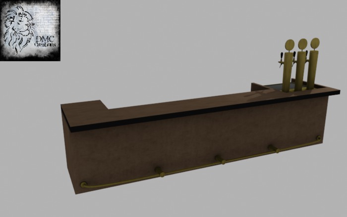 Second Life Marketplace - Bar Counter Full Perm Mesh
