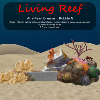 Second Life Marketplace - Inochi Reef - Atlantean Rubble G (arches)