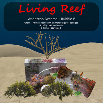 Second Life Marketplace - Inochi Reef - Atlantean Rubble E (arches)