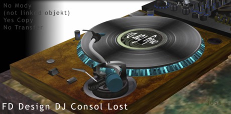 Second Life Marketplace - DJ Consol Lost DJ Set