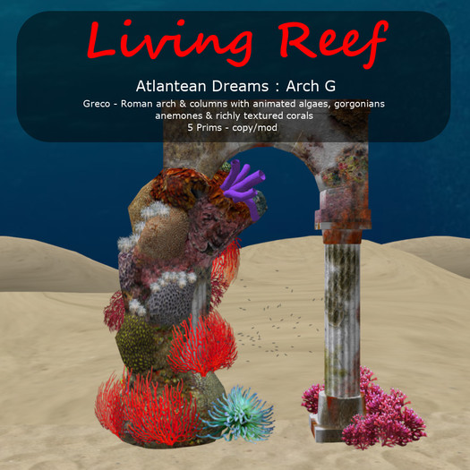 Second Life Marketplace - Inochi Reef - Atlantean Arches G