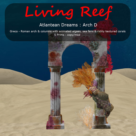 Second Life Marketplace - Inochi Reef - Atlantean Arches D