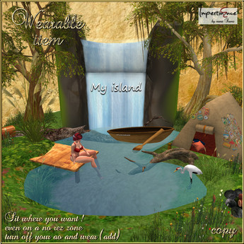 Second Life Marketplace - Wearable camping island