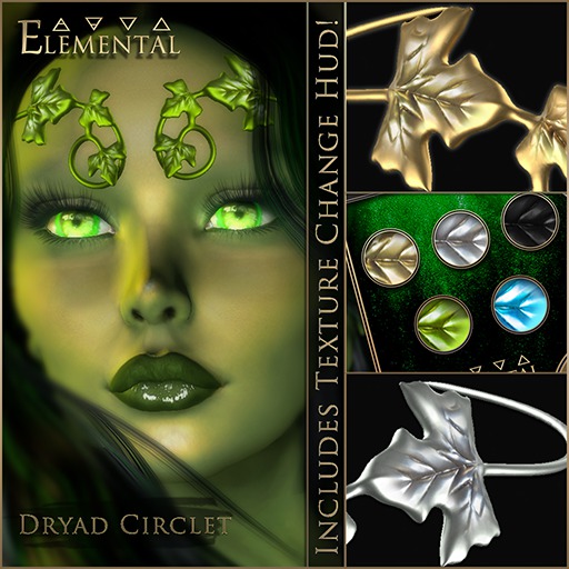 Second Life Marketplace - -ELEMENTAL- 'Dryad Circlet' *AddMe