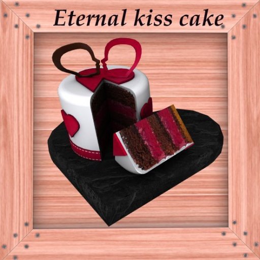 Second Life Marketplace - Eternal kiss cake G&S storage vendor crate pink