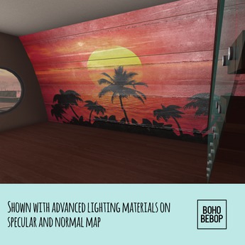 Second Life Marketplace - [BohoBebop] Barnacle Drop Wall