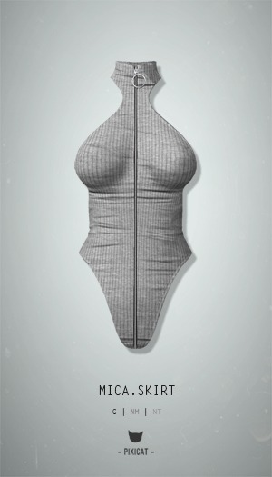 Second Life Marketplace - -Pixicat- Mica Body (Grey)
