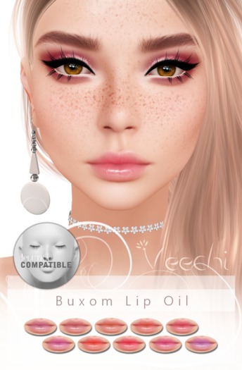 Second Life Marketplace - Veechi - Buxom Lip Oil [Lelutka Origins]