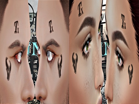 Second Life Marketplace - :.TUNECHI INC.: Houston Texans Face Tattoo