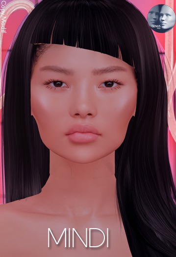 Second Life Marketplace - Phase store - Mindi(Genus BabyFace) head Bento.
