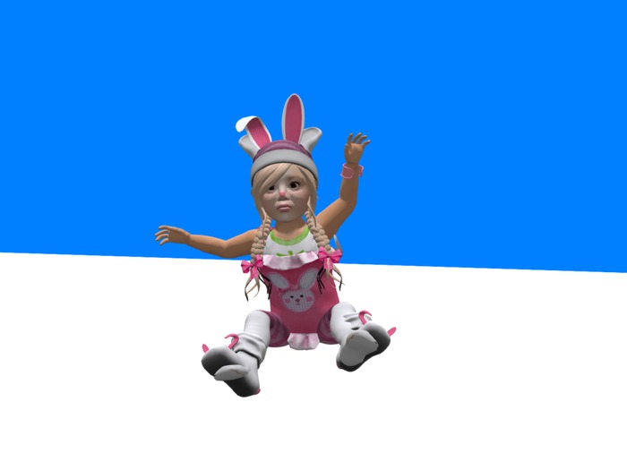 Second Life Marketplace - Toddleedoo Sit Kick Cute