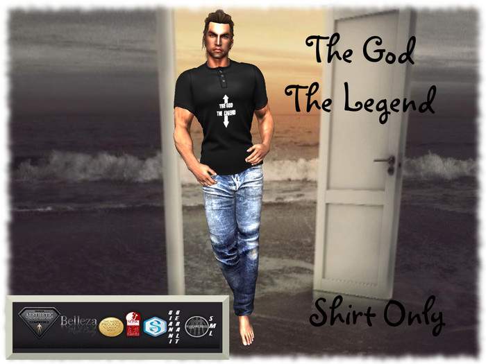 Second Life Marketplace - "TSF" The god the legend - black