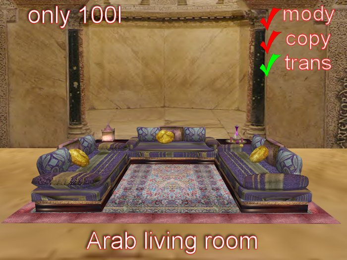 Second Life Marketplace - Arab living room