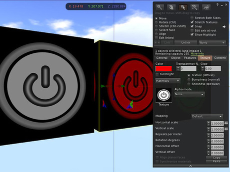 Second Life Marketplace - Power Button Switch Texture